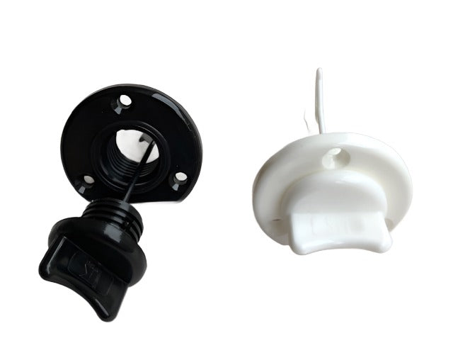 Drain Bung 1" Square Thread Plug & Base Black – Oborn's Nautical