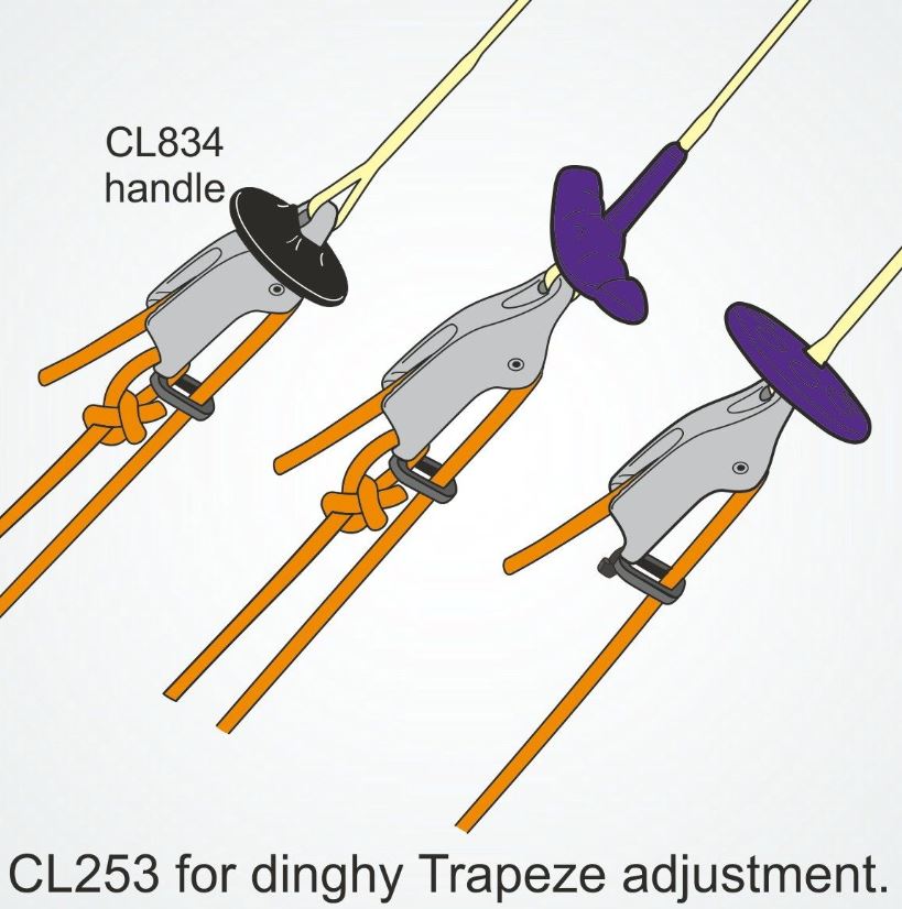 Clamcleat CL253 Trapeze & Vang Cleat – Oborn's Nautical
