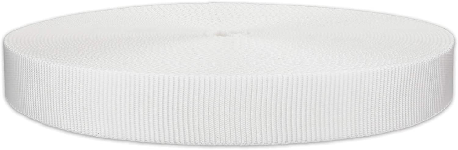 Webbing - 25mm Tubular, Black or White – Oborn's Nautical
